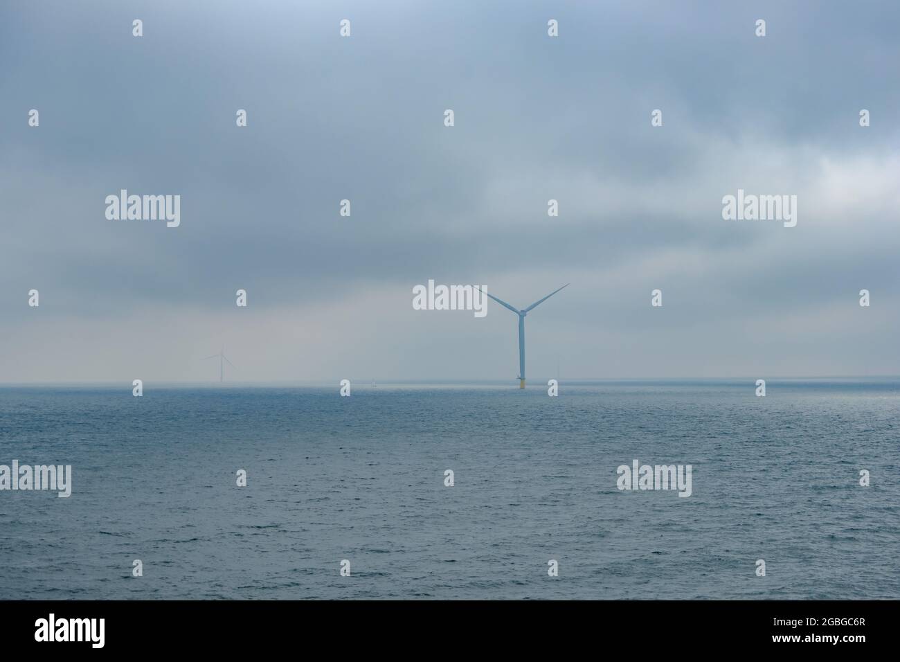 offshore wind power plant near trelleborg in sweden Stock Photo - Alamy