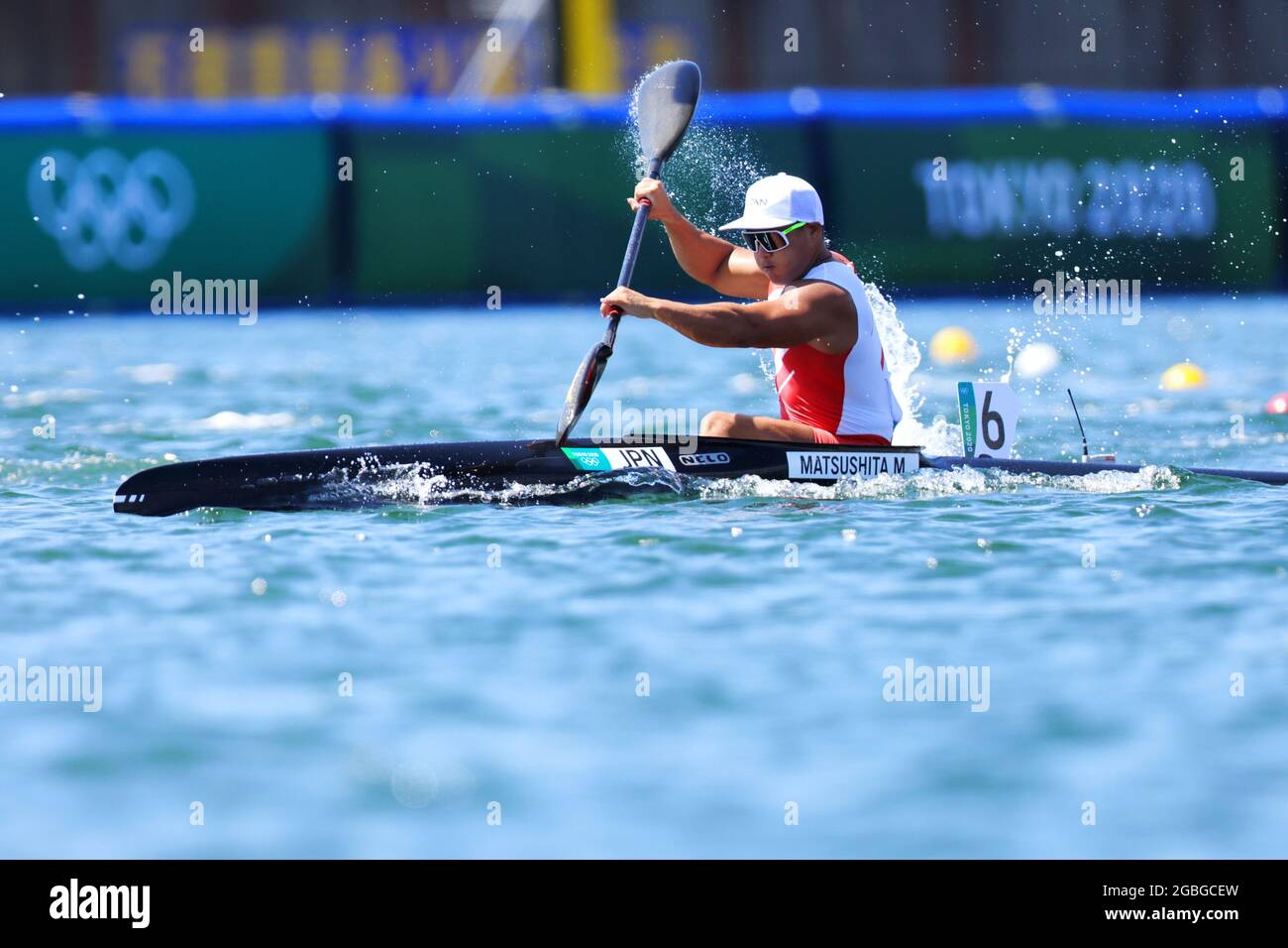 Tokyo, Japan. 4th Aug, 2021. Momotaro Matsushita (JPN) Canoe Sprint : Men's Kayak Single (K-1 ...