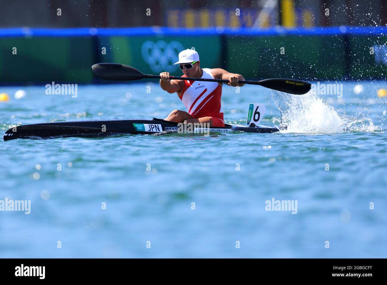 Tokyo, Japan. 4th Aug, 2021. Momotaro Matsushita (JPN) Canoe Sprint : Men's Kayak Single (K-1 ...