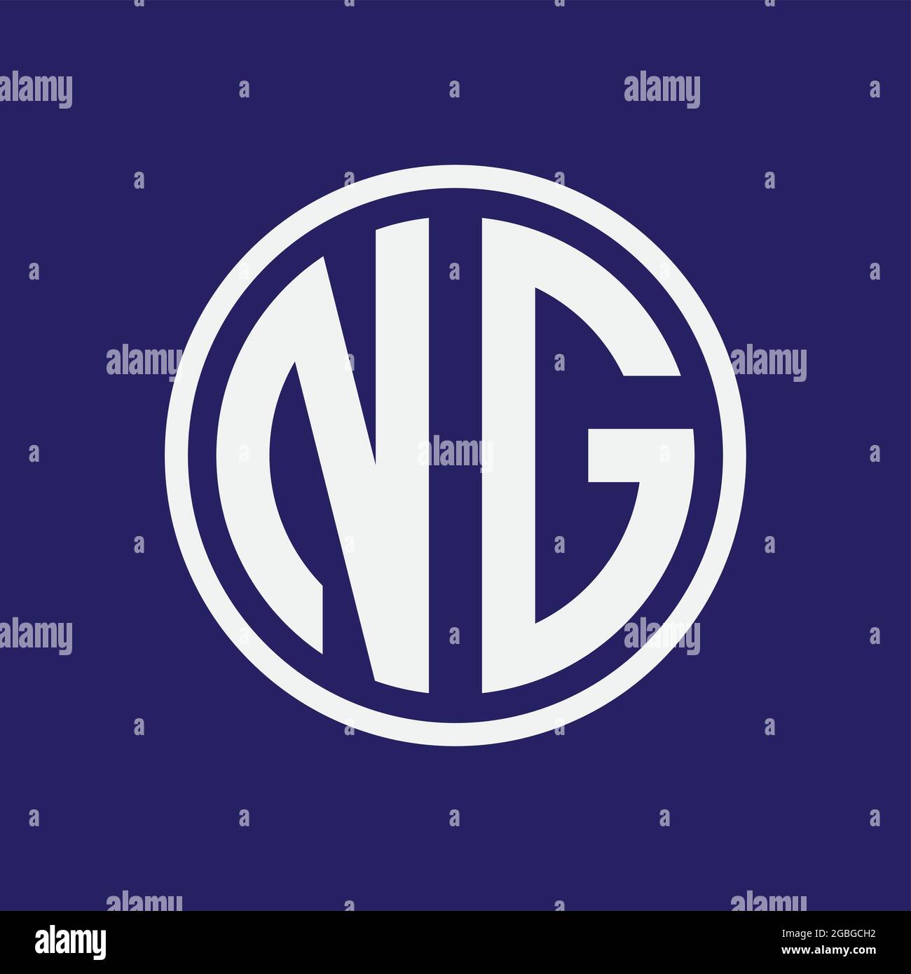 Logo template uppercase initial Stock Vector Images - Alamy