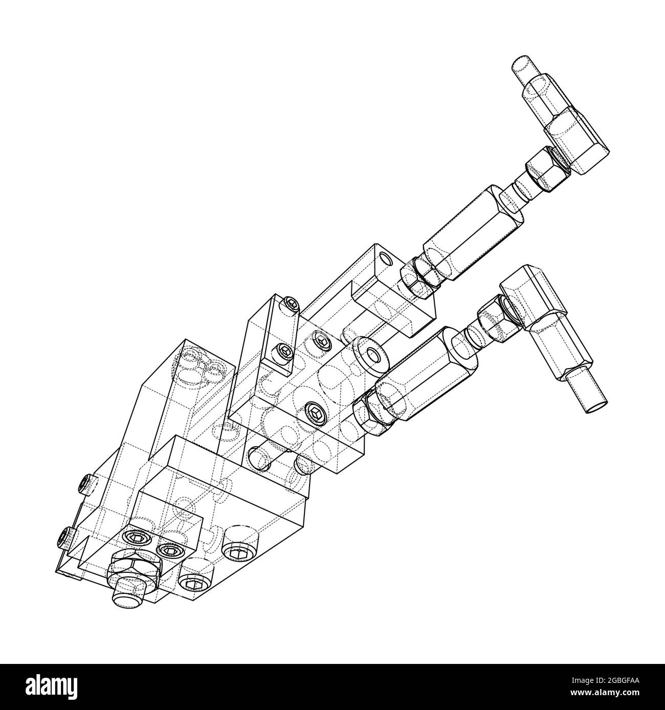 Abstract industry object concept. Vector Stock Vector Image & Art - Alamy