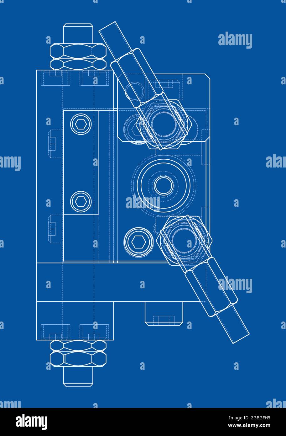 Abstract industry object concept. Vector Stock Vector Image & Art - Alamy