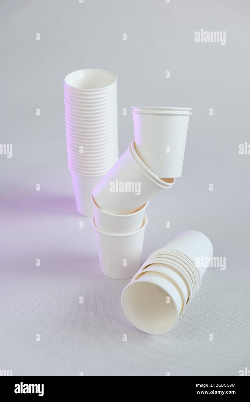 tableware without plastic.Zero waste, plastic free concept. Bamboo ...