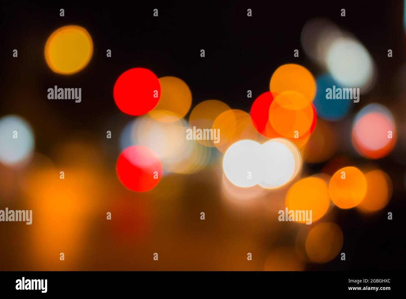 Color of defocused bokeh lights background Stock Photo - Alamy