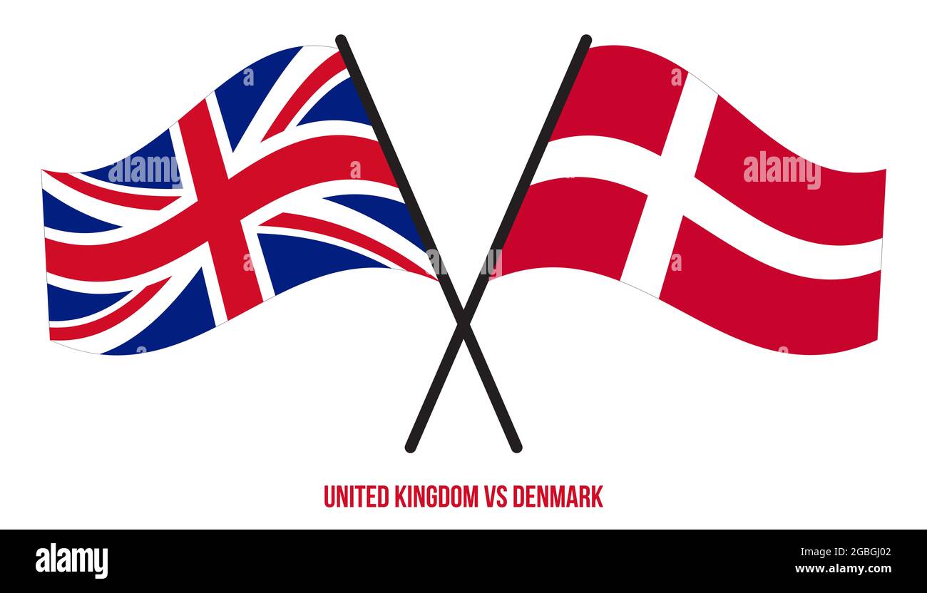 United kingdom kingdom denmark flags hi-res stock photography and ...