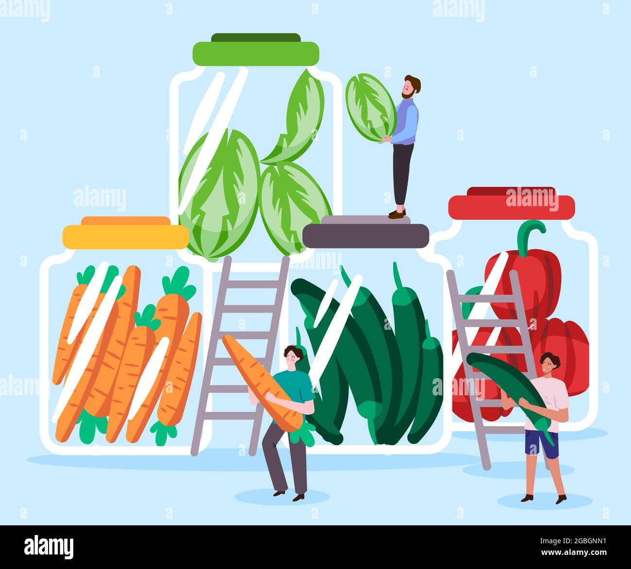 Pickle cartoon hi-res stock photography and images - Alamy