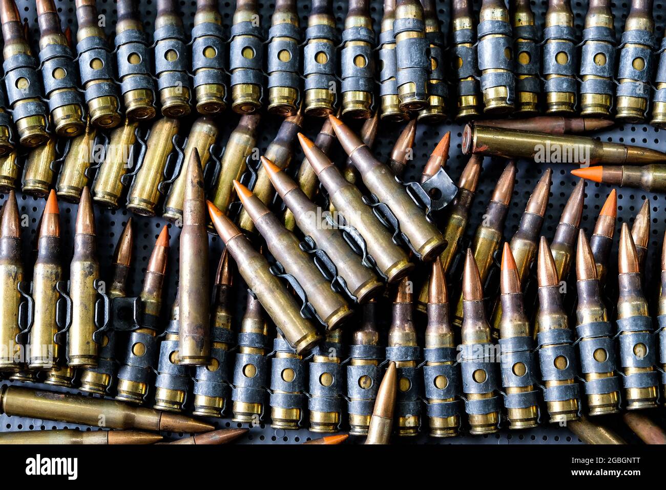 Close up Image of Rifle Bullets Stock Photo - Alamy