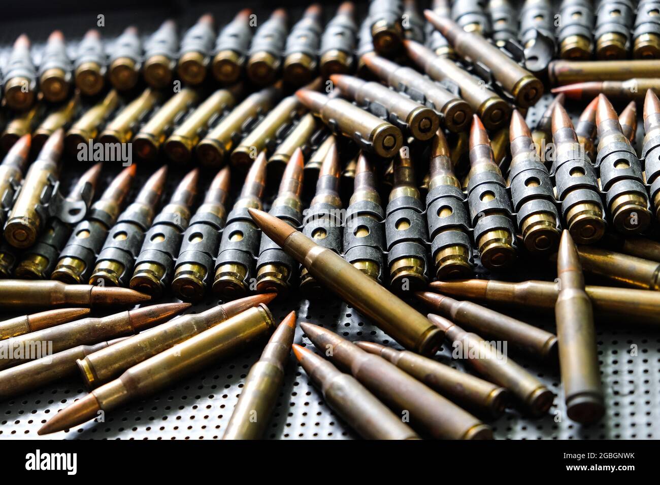 Close up Image of Rifle Bullets Stock Photo - Alamy
