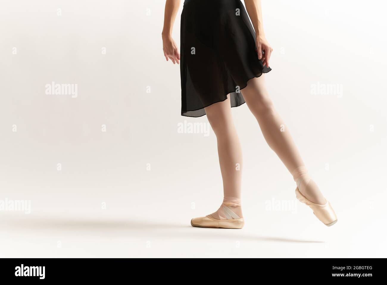 Back view beautiful ballerina hi-res stock photography and images - Alamy