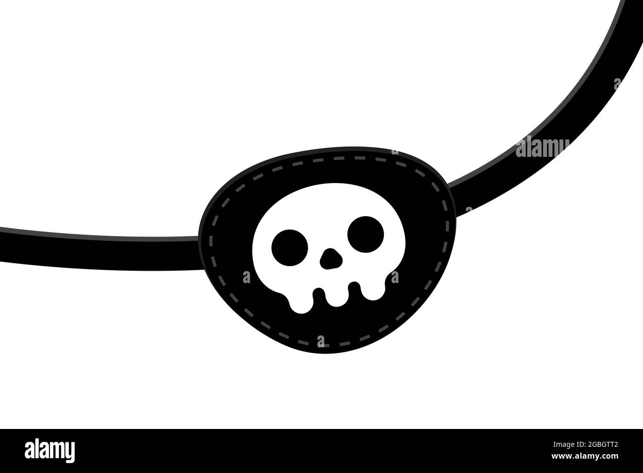 Pirate Eye Patch Vector
