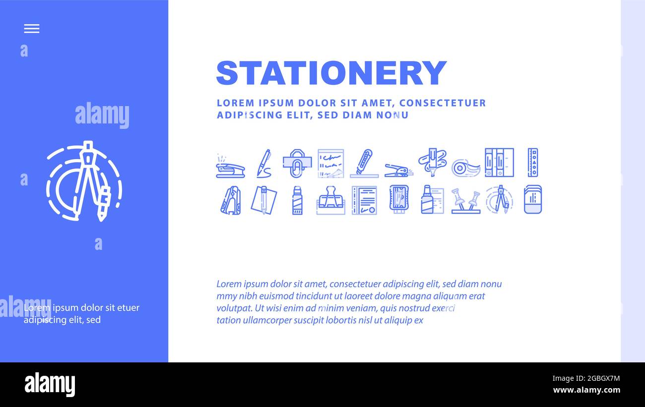 Building Architecture Landing Header Vector Stock Vector Image & Art ...