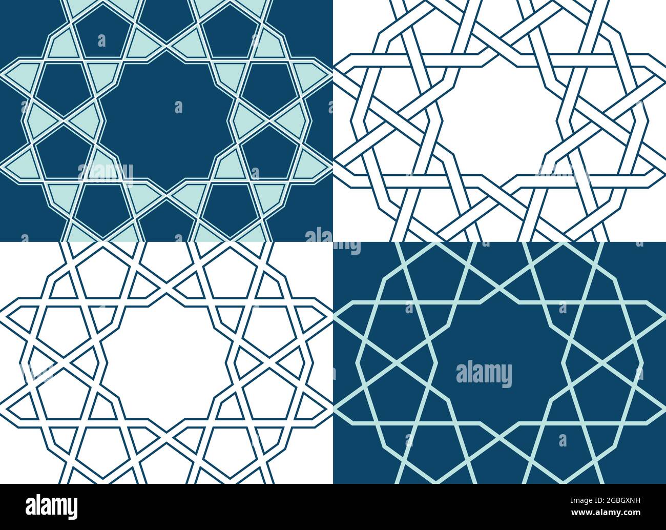 Set of Persian patterns for Ramadan cards Stock Vector Image & Art - Alamy