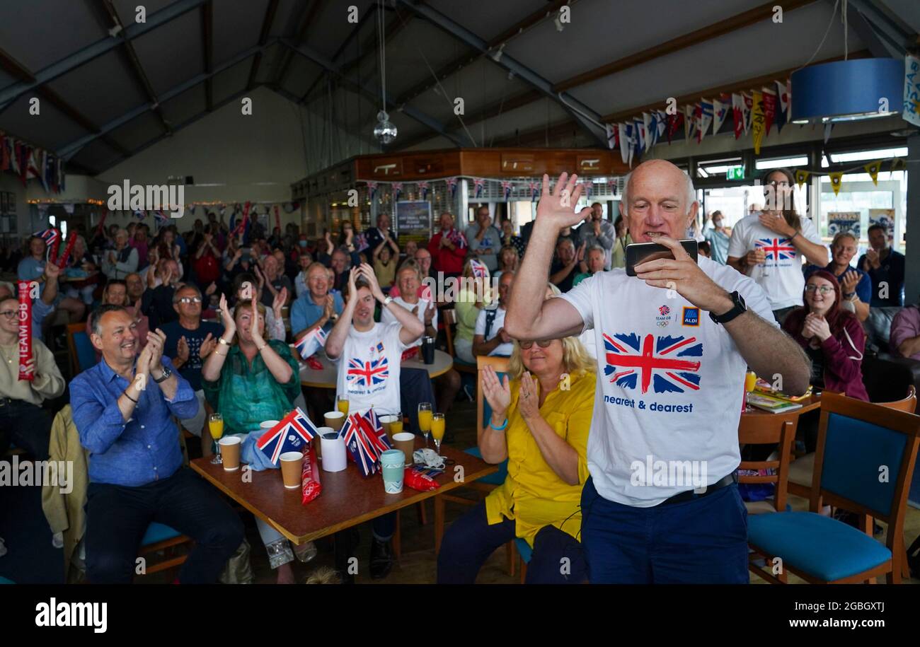 Mike McINtyre, father of Olympic gold medalist Eilidh McIntyre, records ...