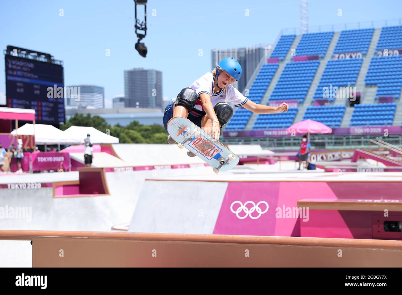 Tokyo, Japan. 4th Aug, 2021. WETTSTEIN Bryce (USA) Skateboarding ...