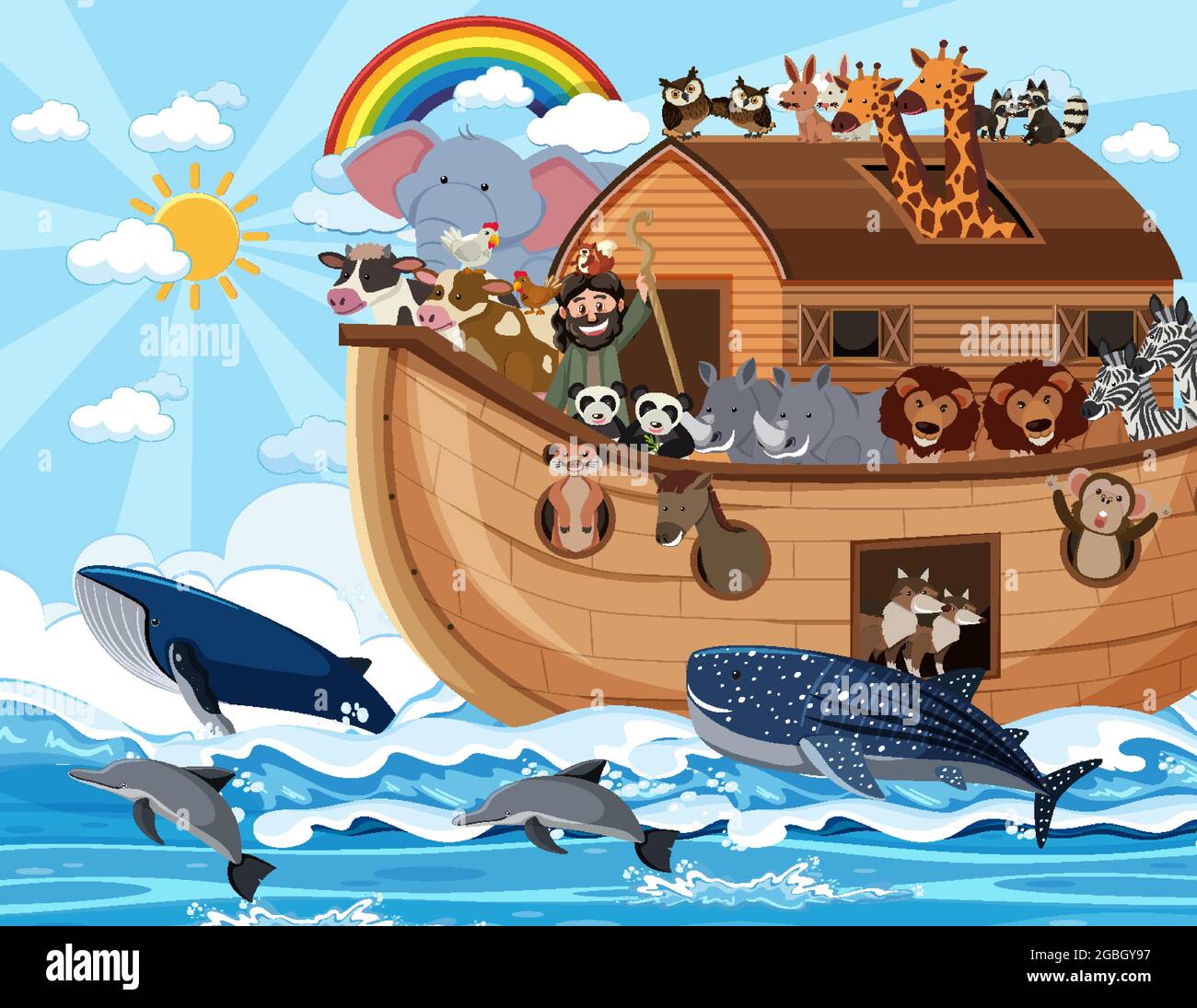 Noahs ark animals sheep hi-res stock photography and images - Alamy