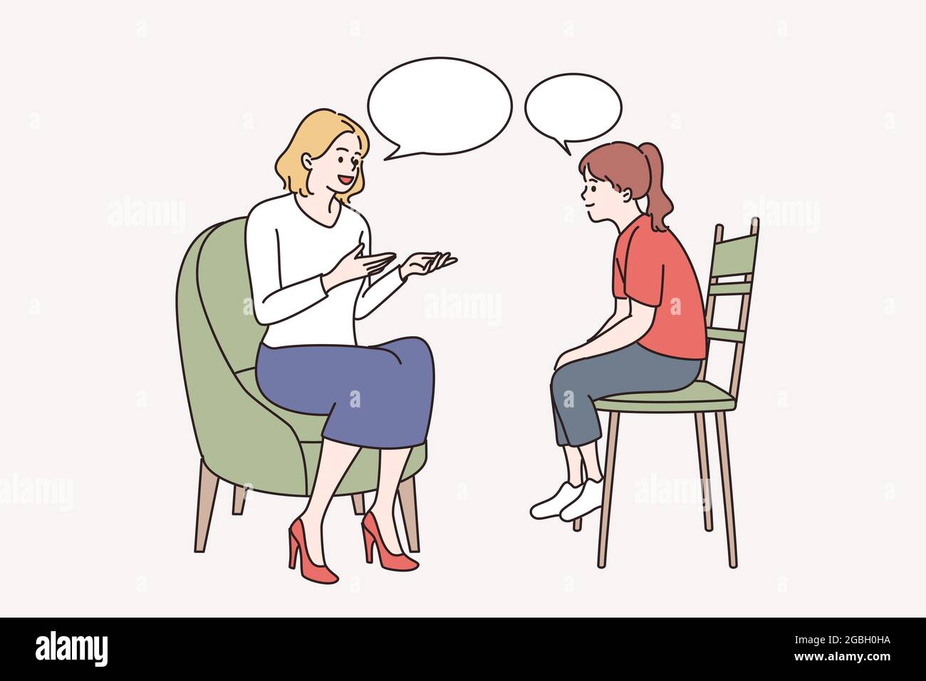 Education, development, communication with children concept. Young ...