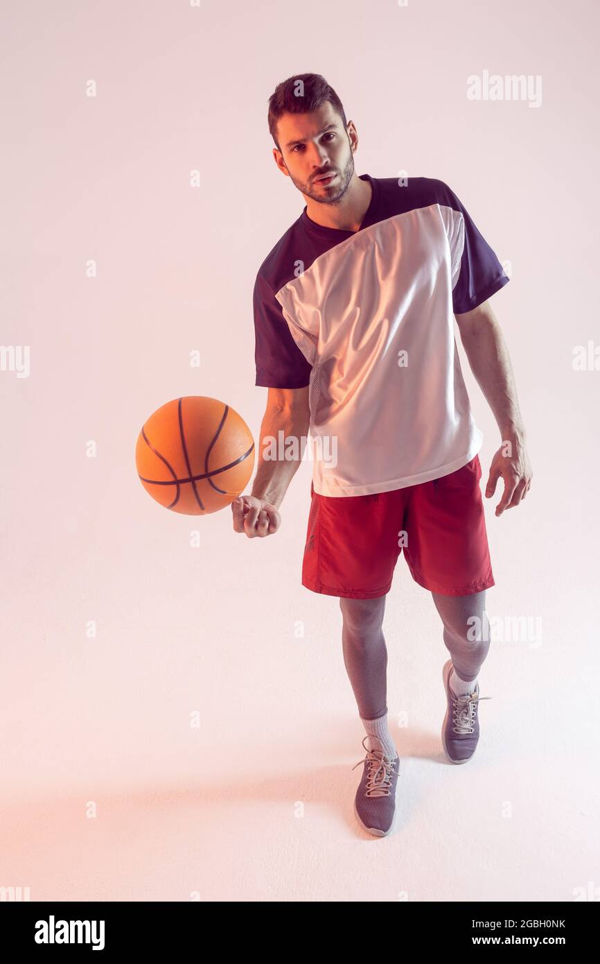 Attractive basketball player spinning hi-res stock photography and ...