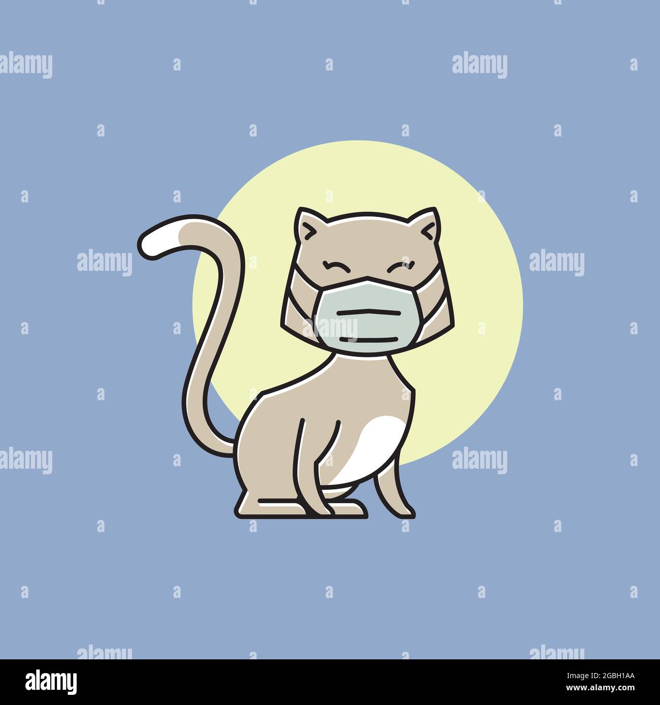 Cat Mouth Mask Kpop Smile