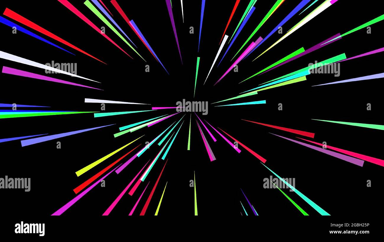 Laser lights on a black background Stock Photo - Alamy