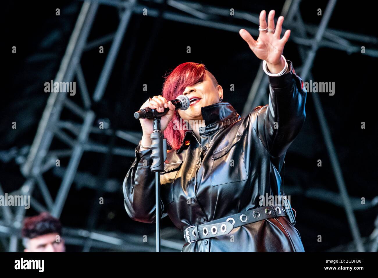 Gabrielle singer, performing at Fantasia music festival in Maldon ...
