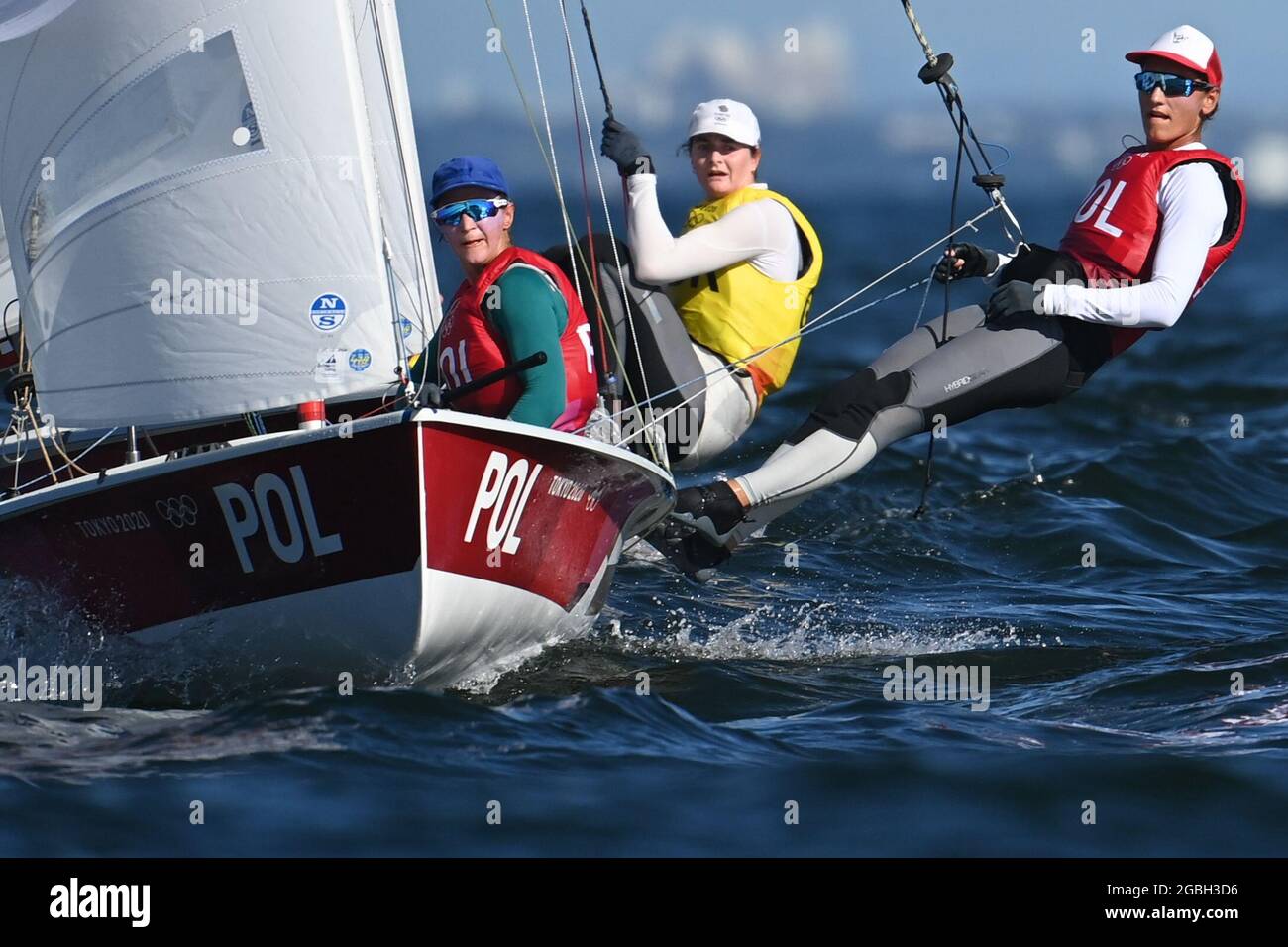 Kanagawa, Japan. 4th Aug, 2021. Agnieszka Skrzypulec (L)/Jolanta Ogar ...