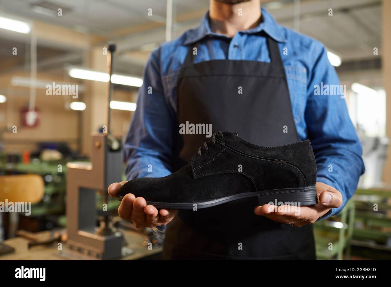 Concept factory production genuine leather hi-res stock photography and ...