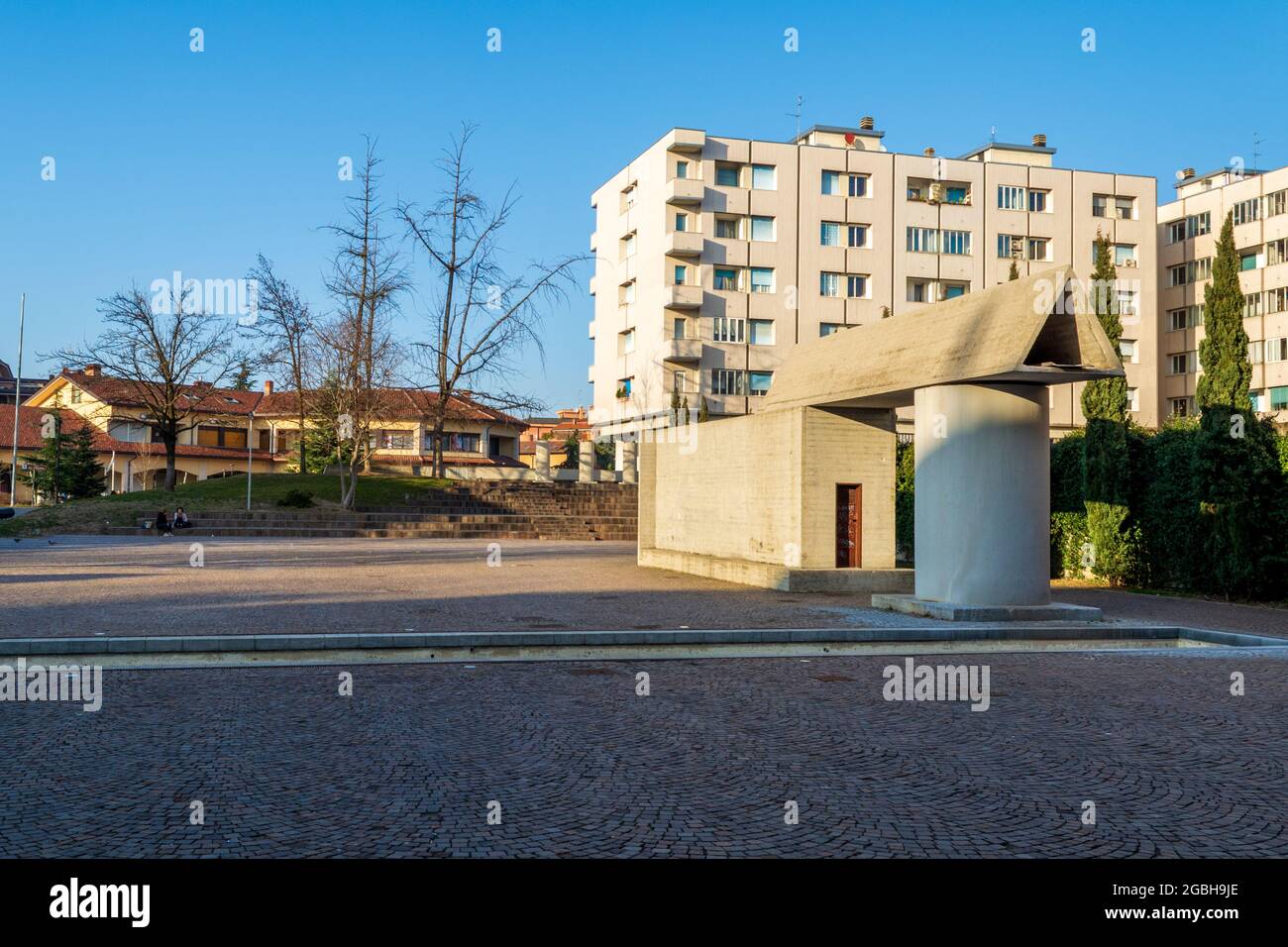 Segrate, Milan, Italy - The monument to the partisans designed b Stock ...