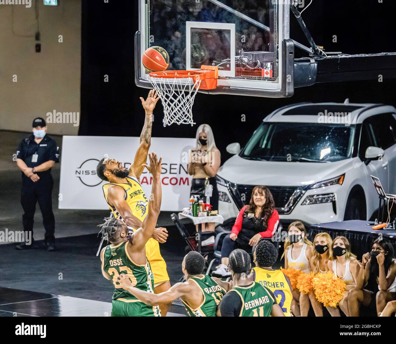 Edmonton, Canada. 02nd Aug, 2021. Marlon Johnson (11) of Edmonton ...