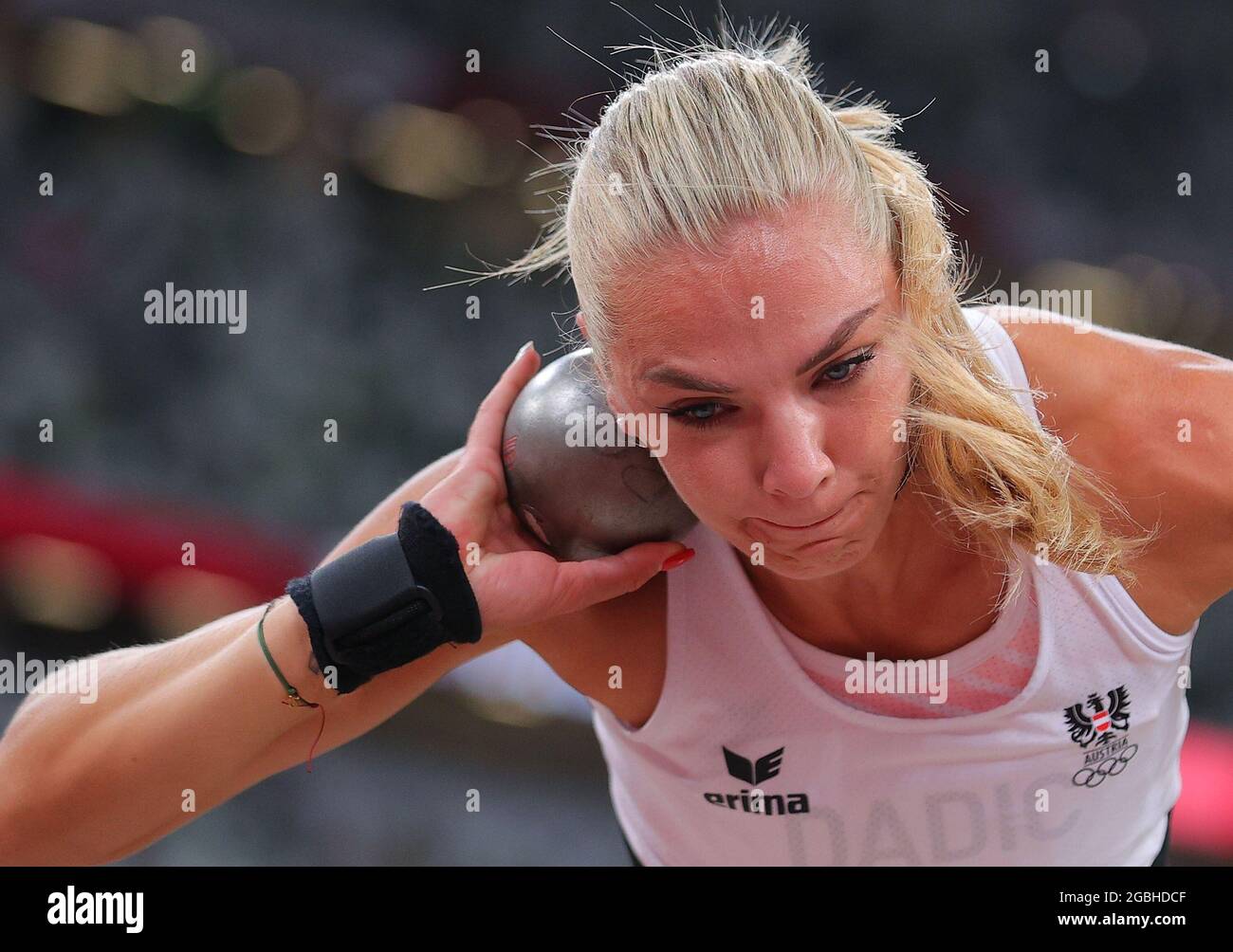 Tokyo, Japan. 4th Aug, 2021. Ivona Dadic of Austria competes during the ...