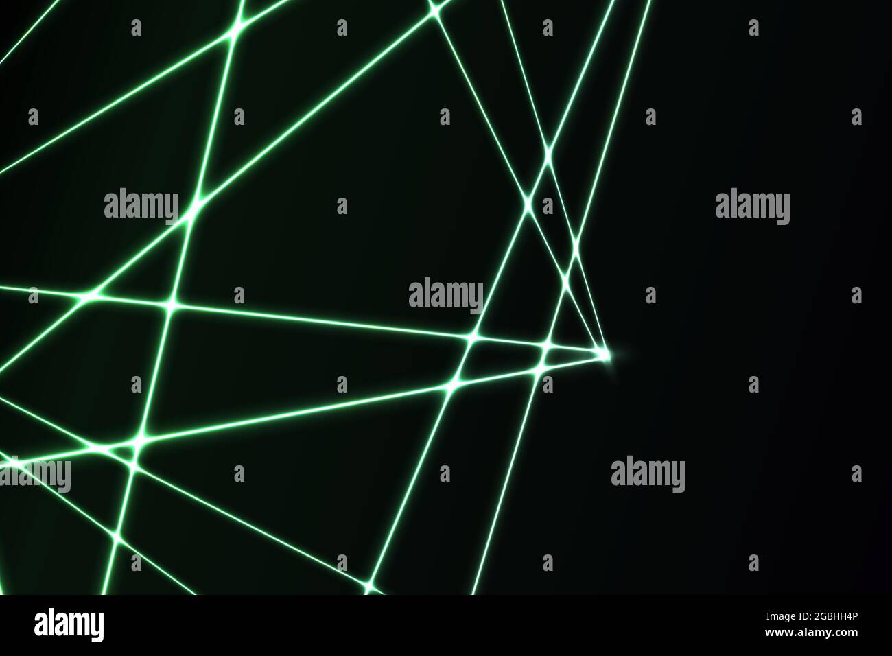 Art design shine light ray.Laser field.Intersecting glowing laser ...