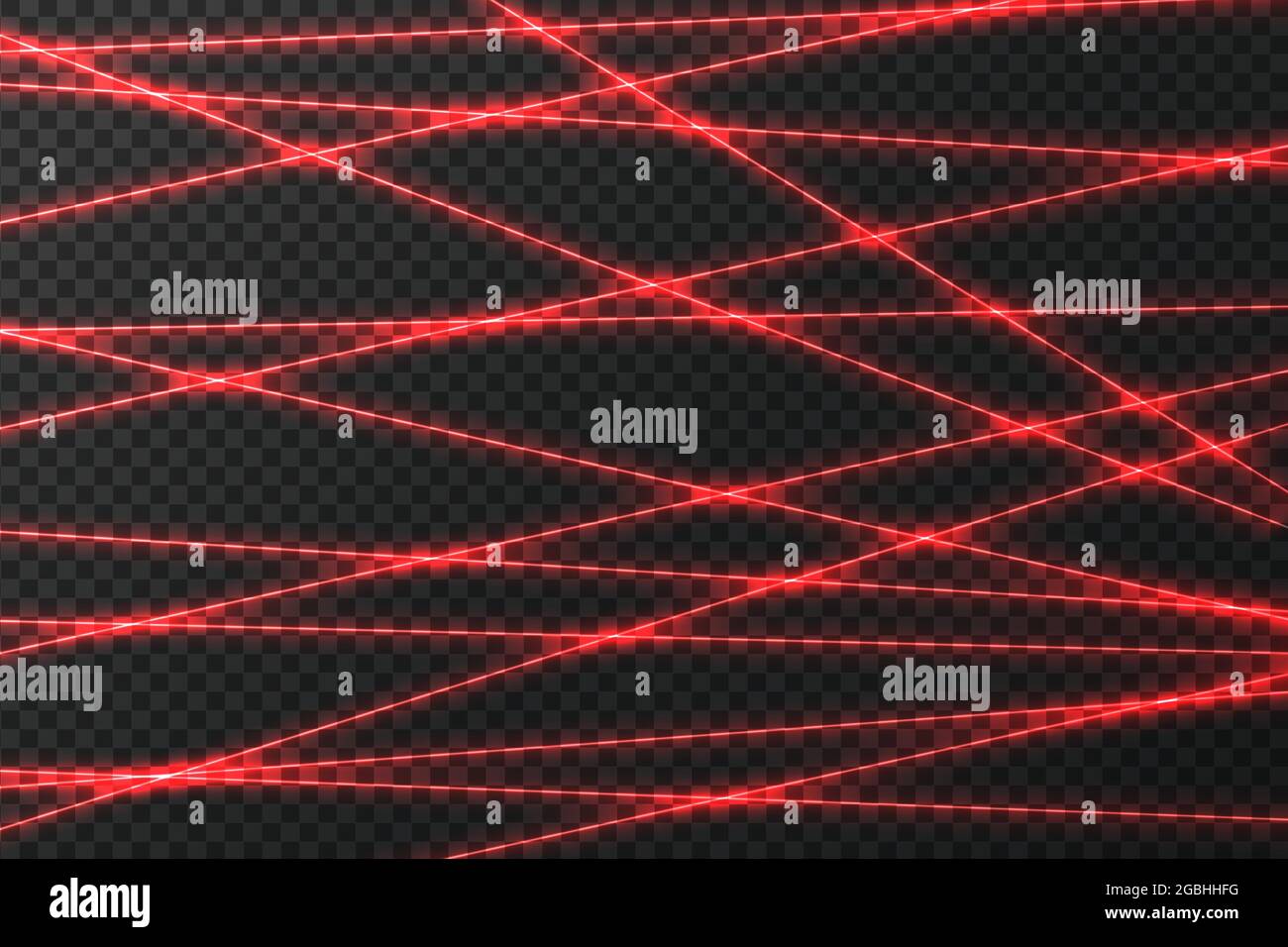Art design shine light ray.Laser field.Intersecting glowing laser ...