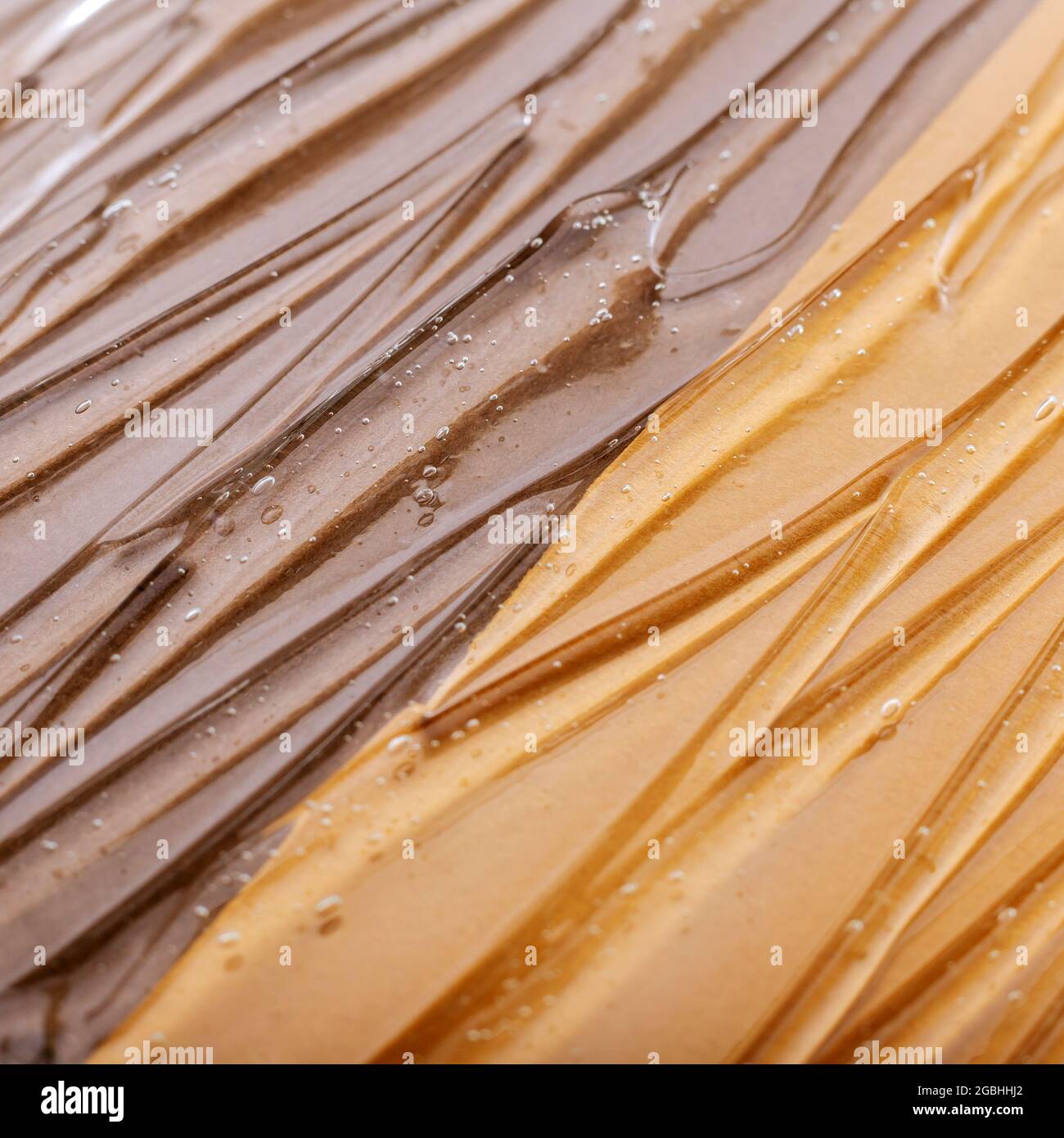 Hyaluronic acid gel or collagen texture on light dark skin tone shade ...