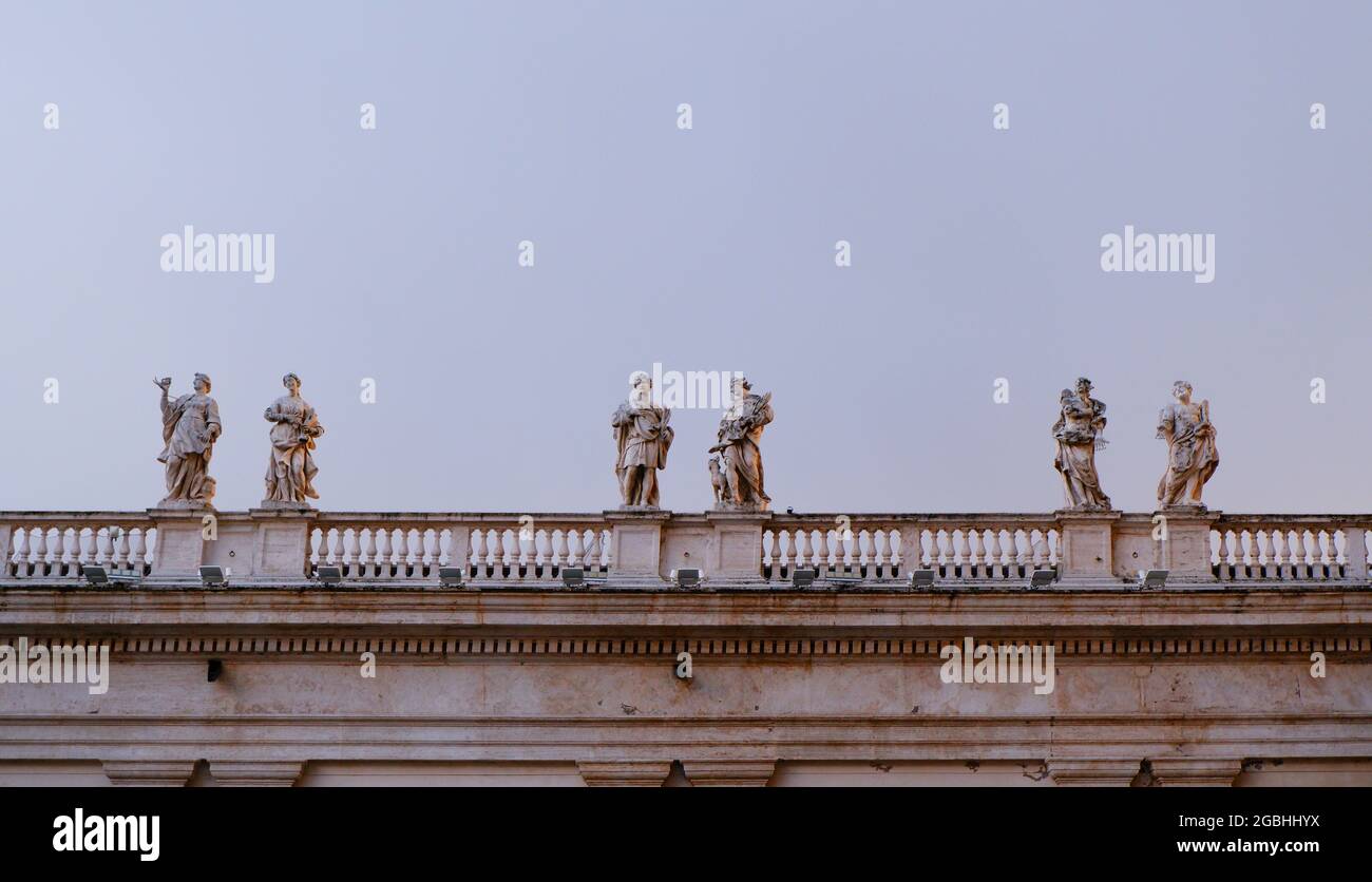 Vatican city roof Stock Photo - Alamy