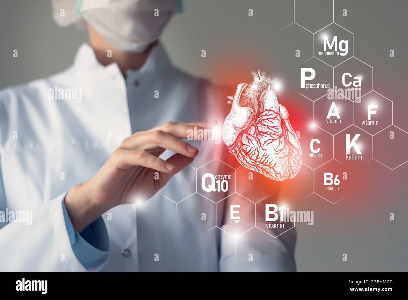 Essential nutrients for Heart health including Q10, Calcium, Magnesium ...
