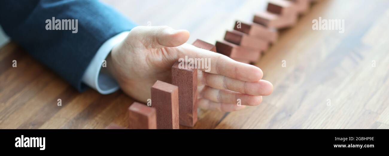 Hand breaking blocks hi-res stock photography and images - Alamy