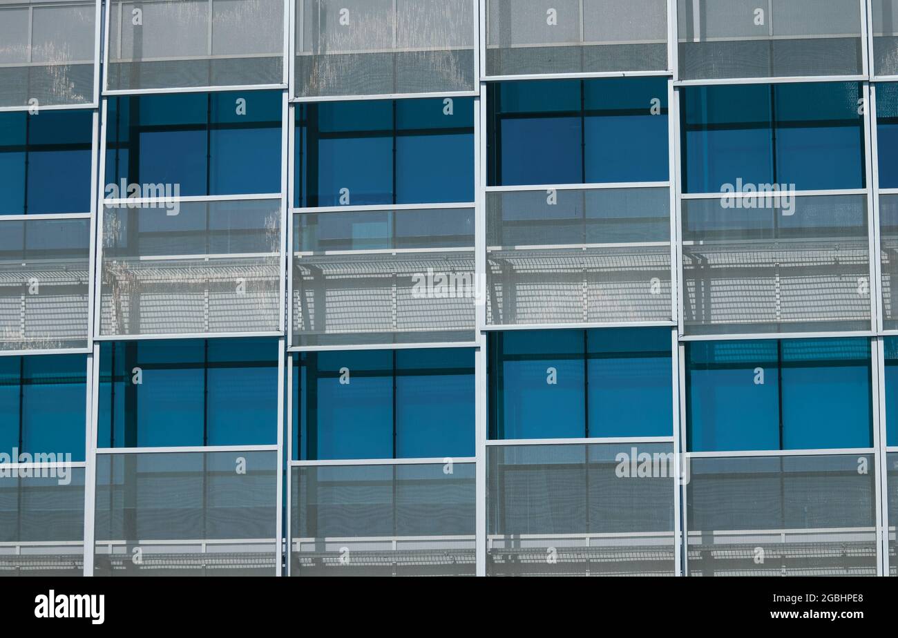 Modern building with glass windows Stock Photo - Alamy