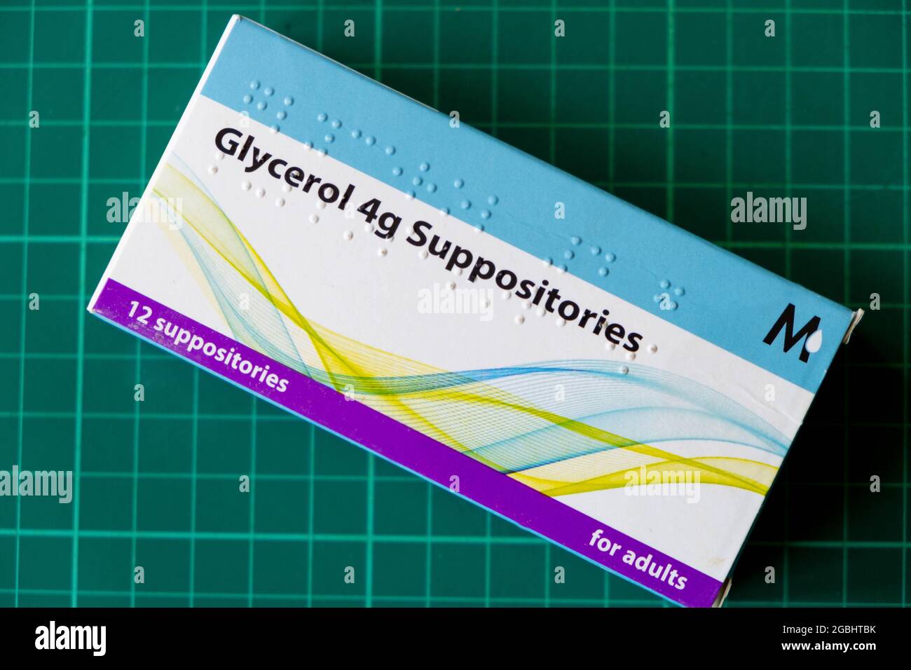 London England UK, August 4 2020, Pack Of 4g Glycerol Suppositories ...