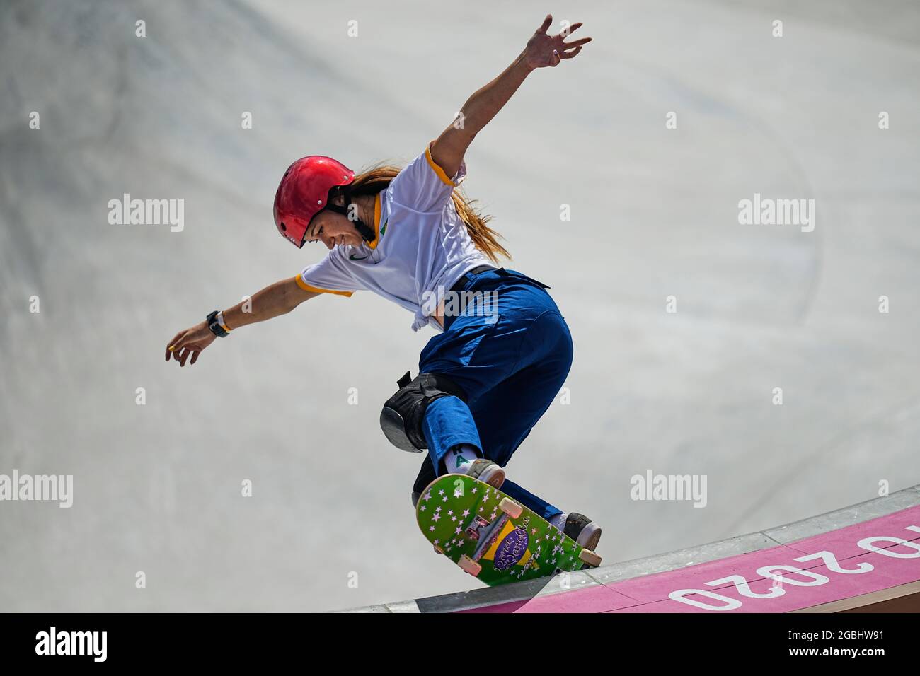 Dora Varella During Womens Park Skateboard At The Tokyo 2020 Olympics