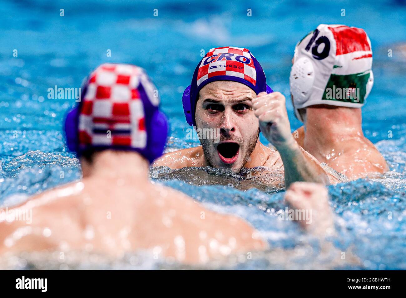 TOKYO, JAPAN - AUGUST 4: Loren Fatovic of Croatia celebrating during ...