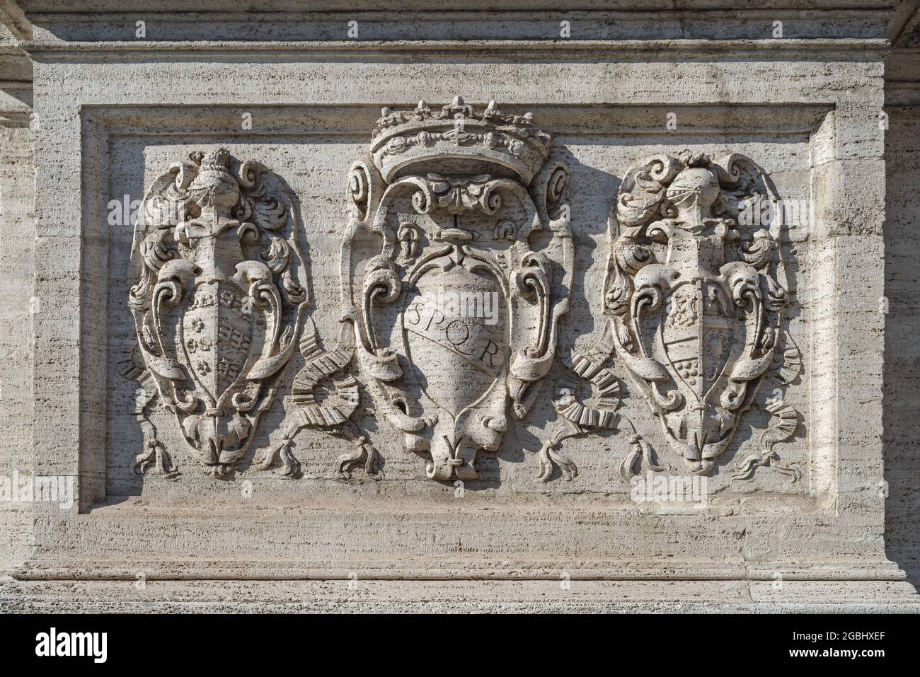 Roman inscription carved in stone hi-res stock photography and images ...