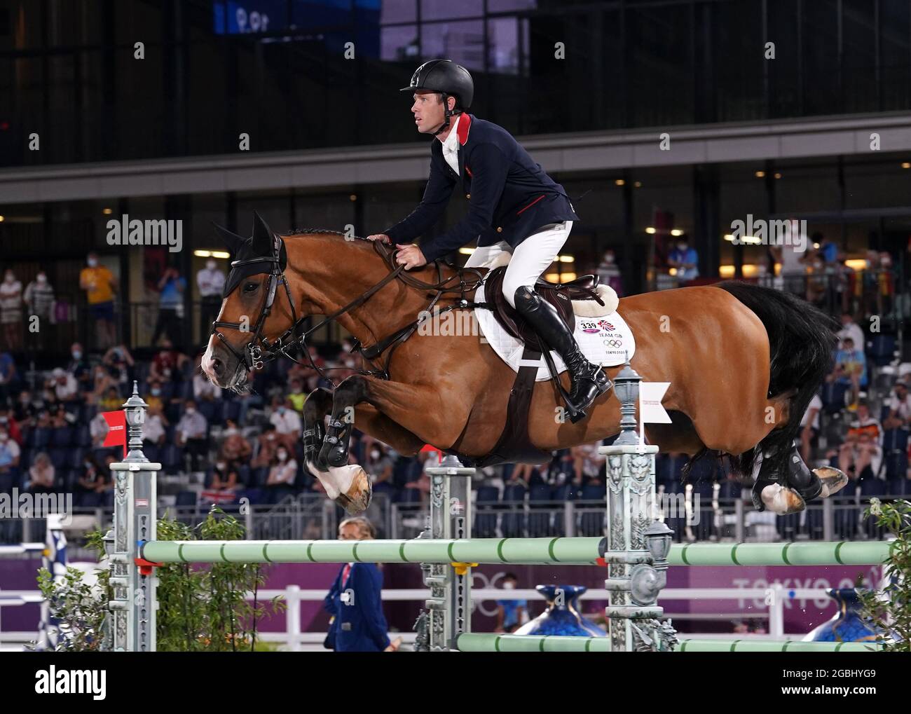 Great Britain's Scott Brash riding Jefferson in the Individual Jumping ...