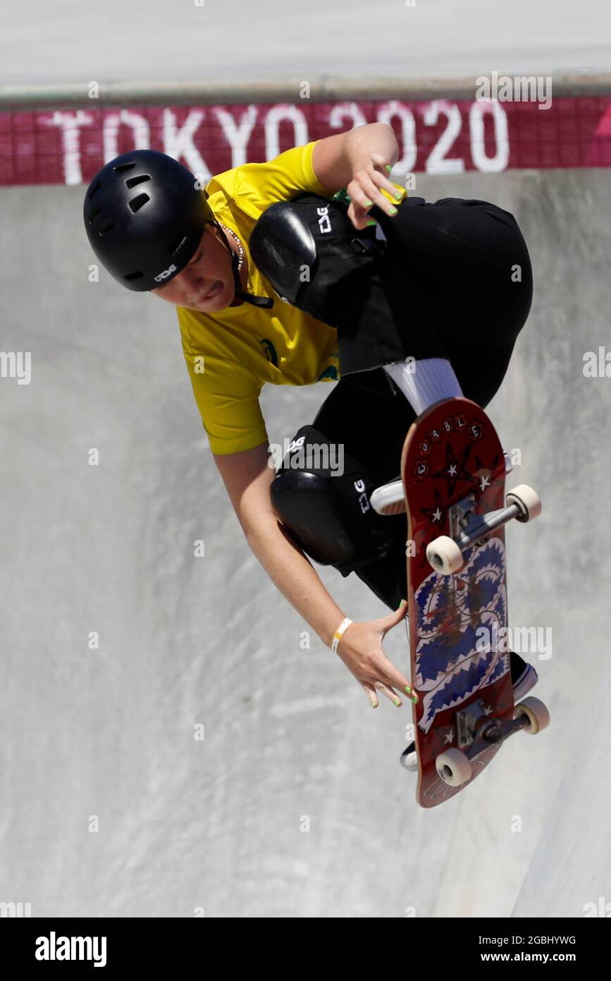 Tokyo, Kanto, Japan. 4th Aug, 2021. Poppy Olsen (AUS) in the women's ...