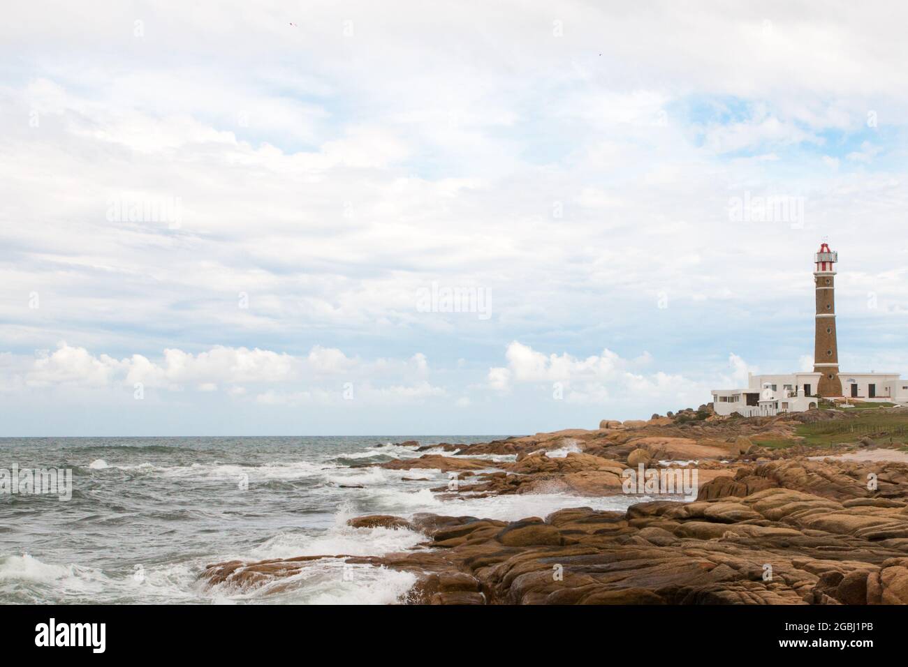 Historic Cabo Polonio lighthouse in Uruguay Stock Photo - Alamy