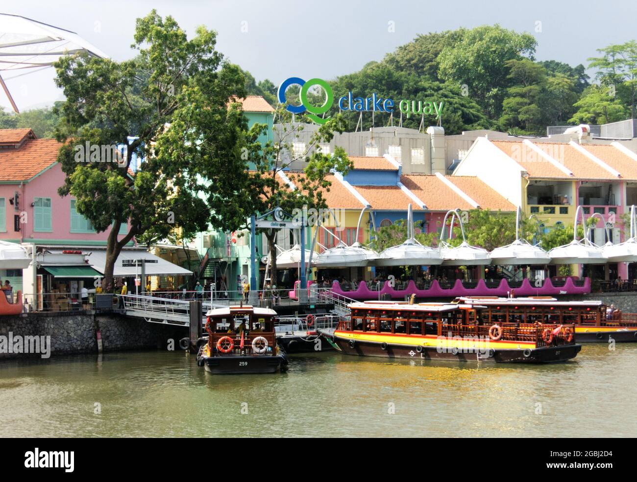 Clarke Quay is a historical riverside quay in Singapore, located within ...