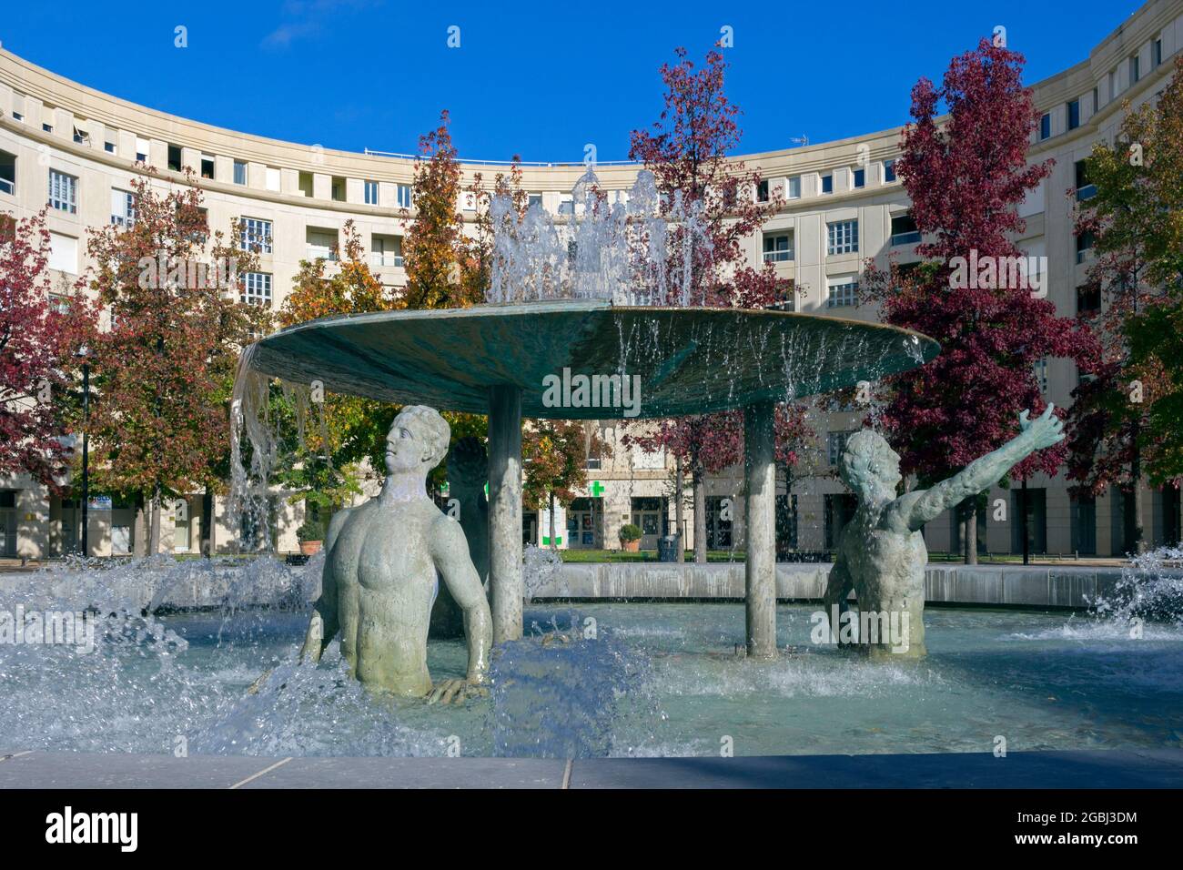 Fontaine aux trois ephebes hi-res stock photography and images - Alamy