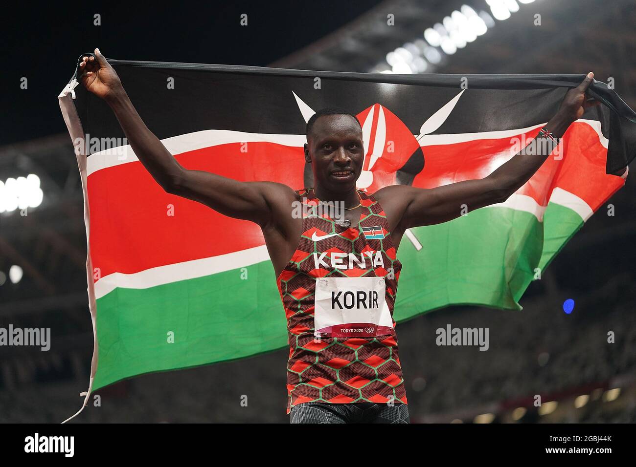 Tokyo, Japan. 4th Aug, 2021. Emmanuel Kipkurui Korir of Kenya ...