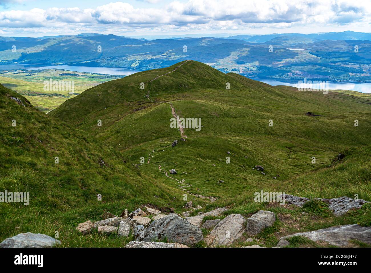 Landscape photography of mountains, lake, trekking, hiking,Tarmachan ...