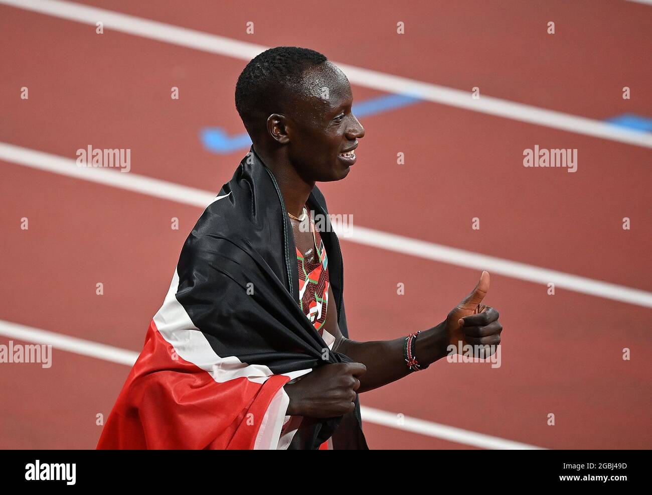 Tokyo, Japan. 4th Aug, 2021. Emmanuel Kipkurui Korir of Kenya ...