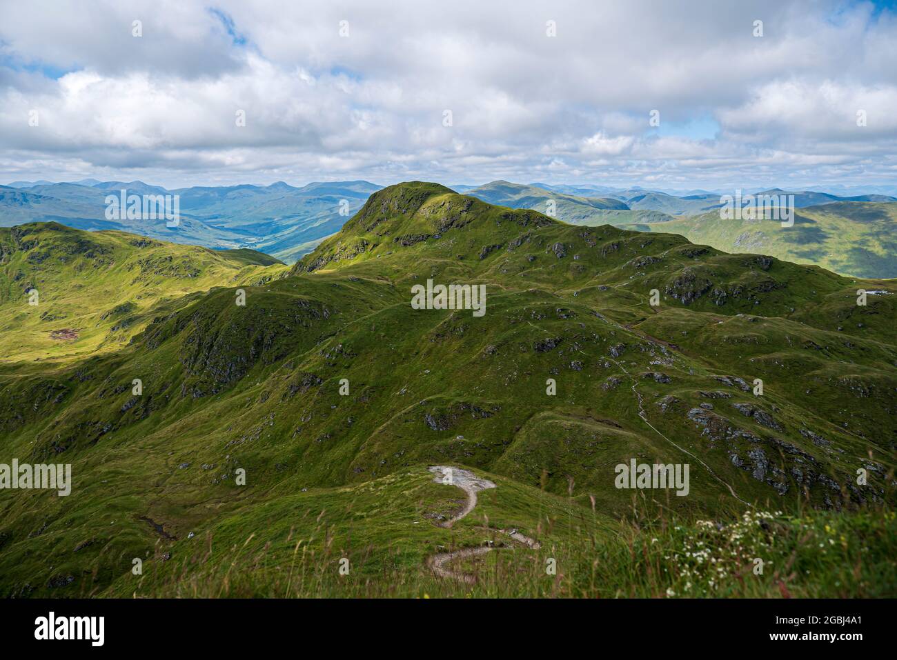 Landscape photography of mountains, lake, trekking, hiking,Tarmachan ...