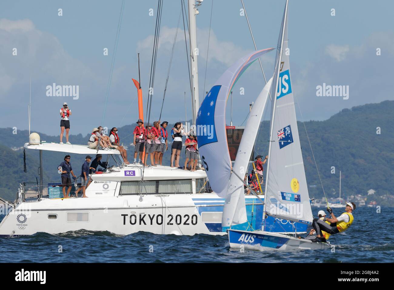 Kanagawa, Japan. 04/08/2021, Team Australia - Mathew BELCHER & Will ...